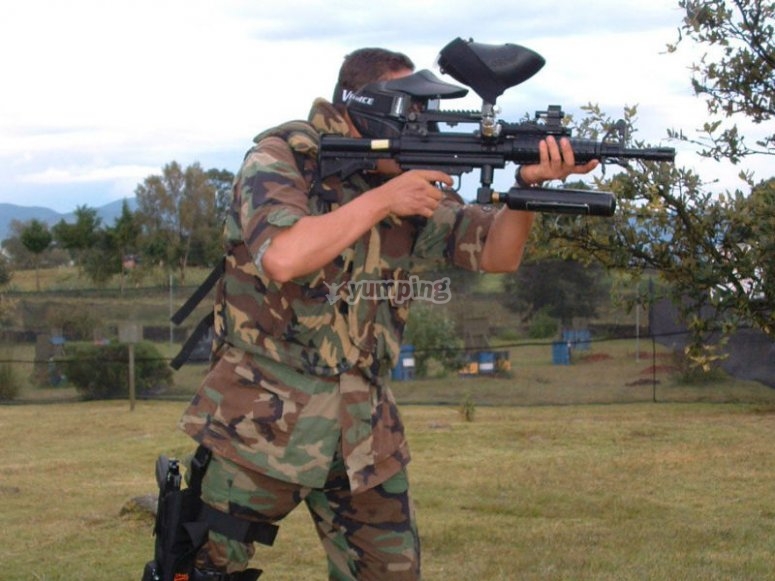 Gotcha 300 balas para 2 pax y cabaña Jilotepec desde $1200 | Yumping